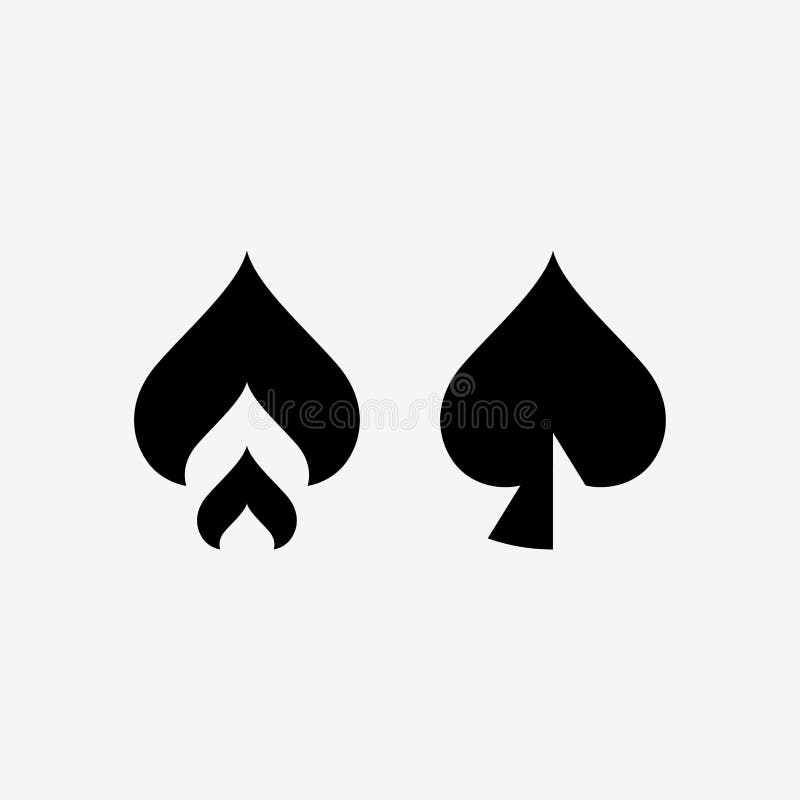Aces Logo Design Vector Icon Stock Vector - Illustration of suit ...