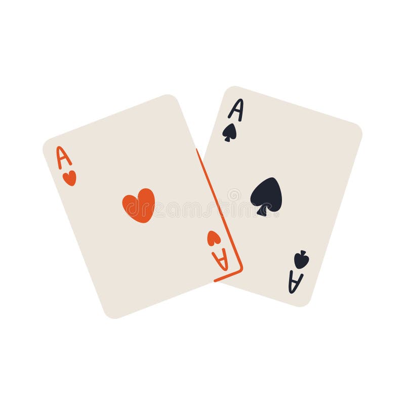 Hand Two Aces Stock Illustrations – 1,442 Hand Two Aces Stock ...