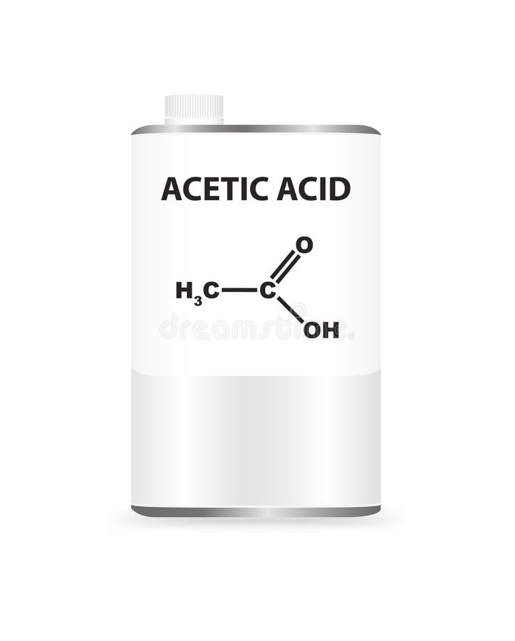 Acetic Acid Molecular Structure Stock Illustrations – 220 Acetic Acid ...