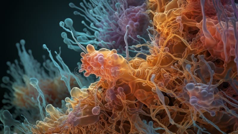 Acetylcholine Receptor Communication Under Microscope Stock ...