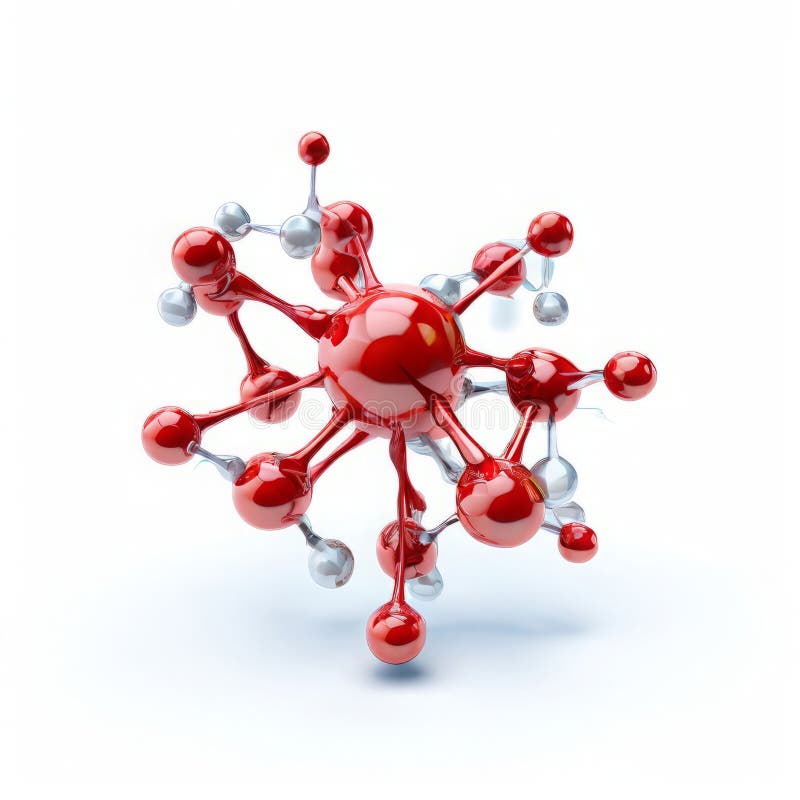 Acetylcholine a Small Molecule Neurotransmitter that P Stock Photo ...