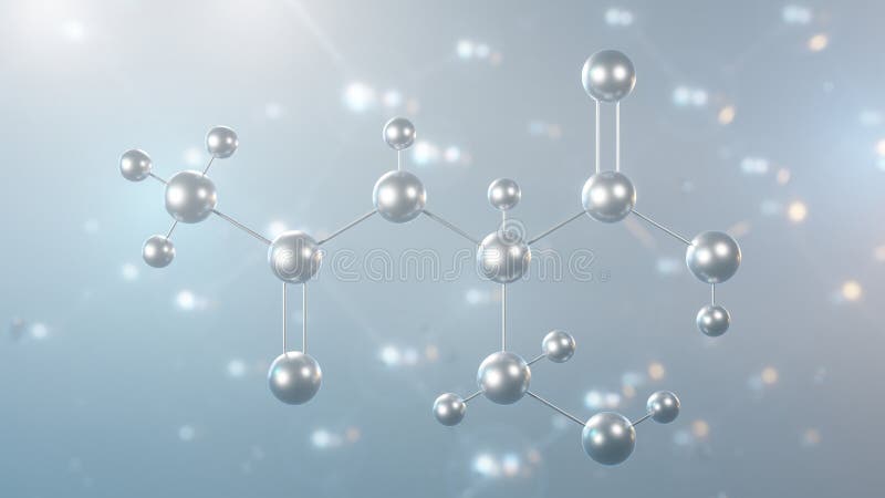 Acetylcysteine Molecular Structure, 3d Model Molecule, N-acetylcysteine ...