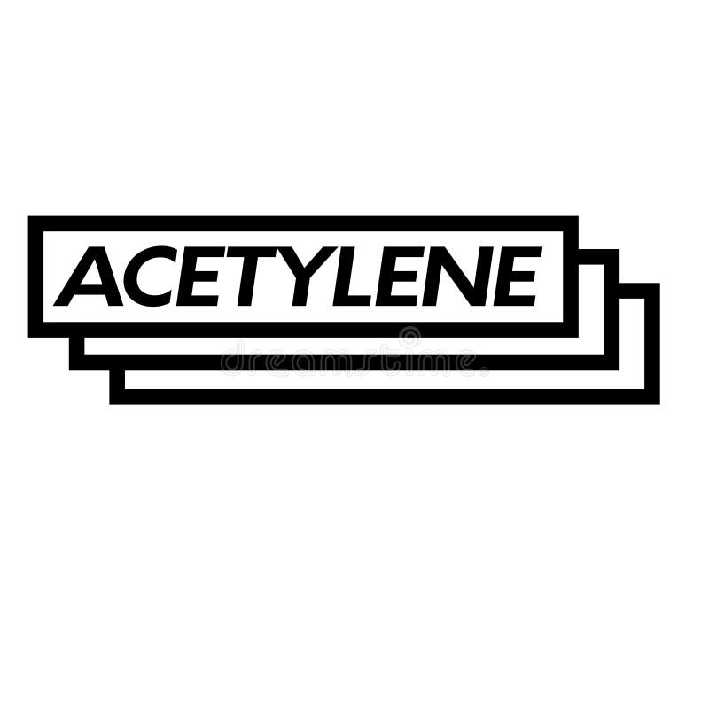 Acetylene stamp on white stock vector. Illustration of torch - 124336443