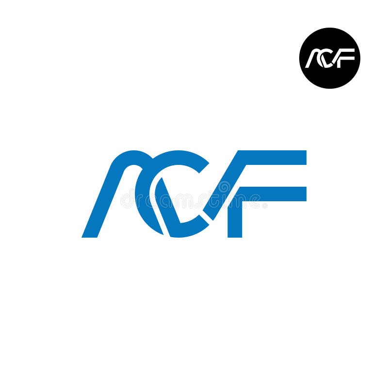ACF Logo Letter Monogram Design Stock Vector - Illustration of ...