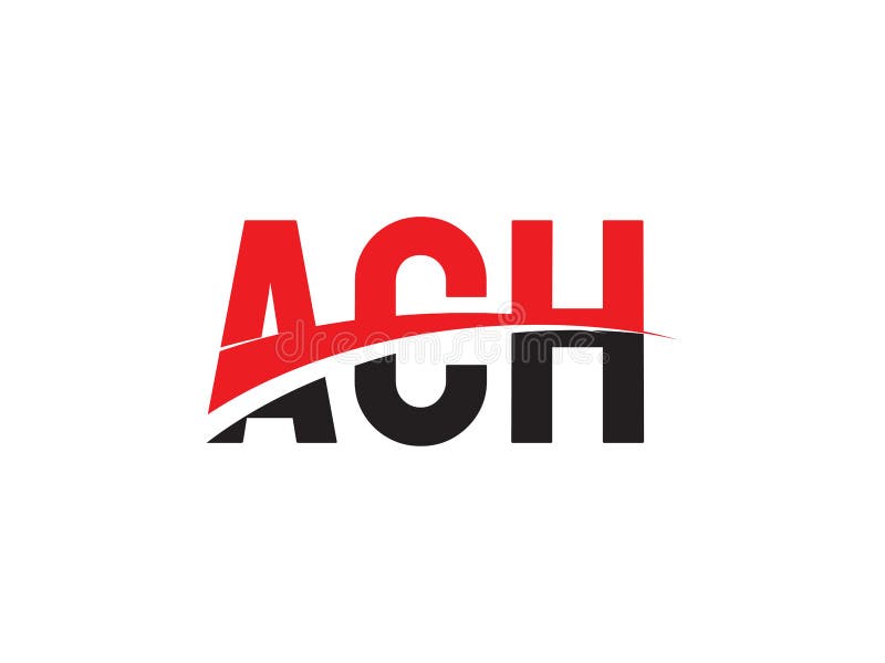 ACH Letter Initial Logo Design Vector Illustration Stock Vector ...