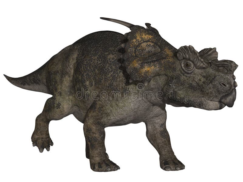 Achelousaurus - 3D Dinosaurus Stock Illustratie - Illustration of jura ...