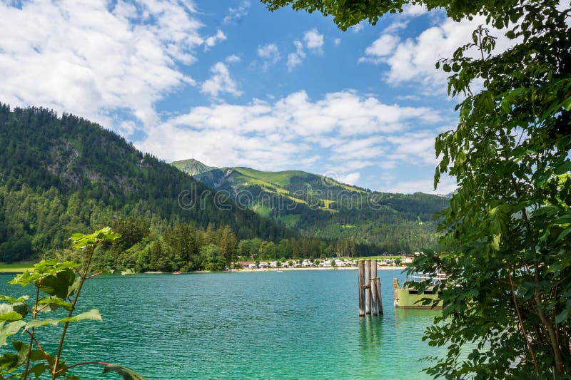 Lake Achen is a Lake North of Jenbach in Tyrol Stock Image - Image of ...