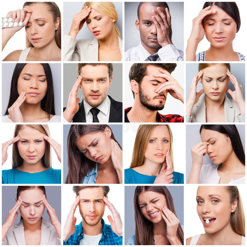 Aches and pains. stock image. Image of composite, african - 55809897