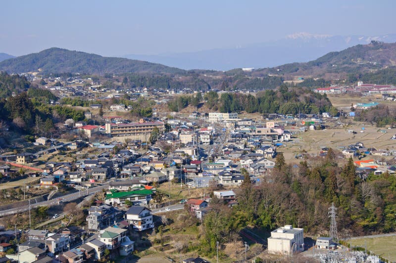 Achi Village, Nagano, Japan Stock Photo - Image of village, mountains ...