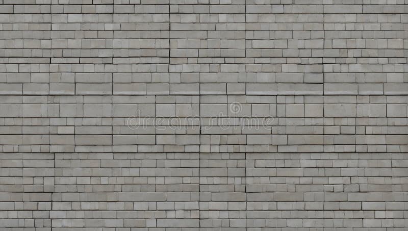 Architectural Symmetry: Cement Block Texture. AI Generate Stock ...