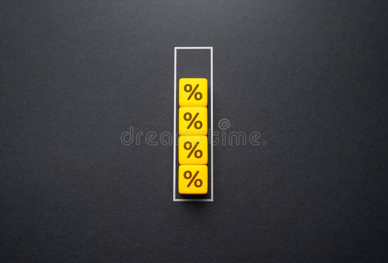 Achieve the Best Interest Rate. Loans and Mortgages Stock Photo - Image ...