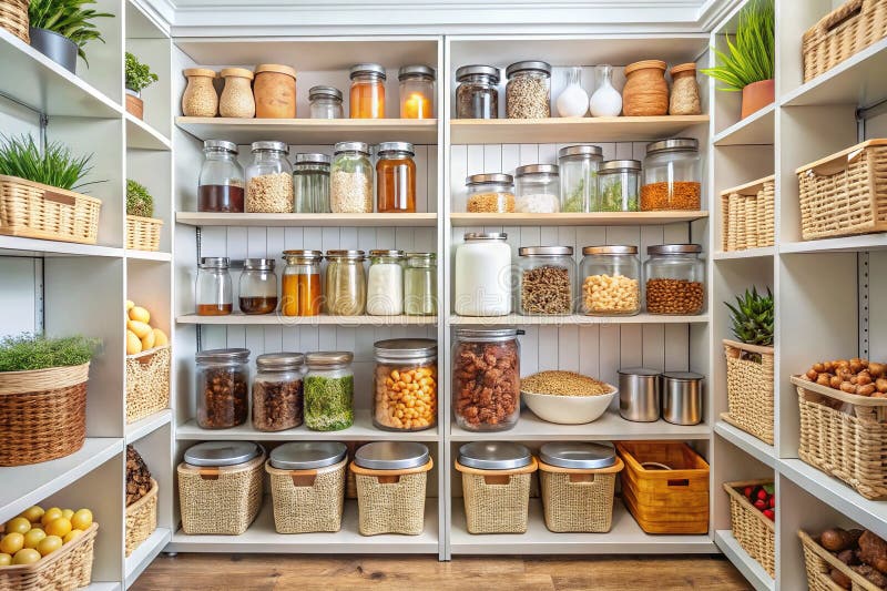 Maximize Your Kitchen Storage Organized Pantry Ideas for Effortless Meal Prep and Cooking Stock ...