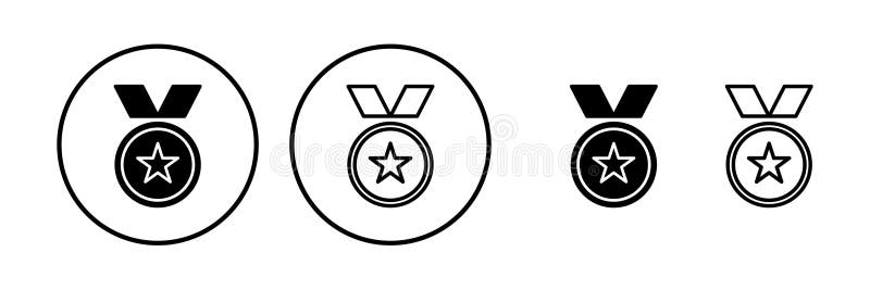 Achieve Icon . Medal Icon Vector. Award. Certificate Stock Vector ...