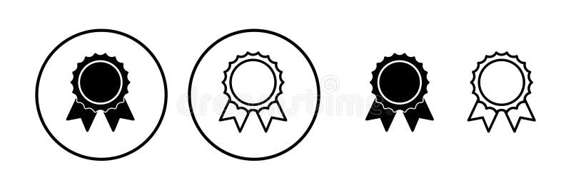 Achieve Icon. Medal Icon Vector. Award. Certificate Stock Vector ...