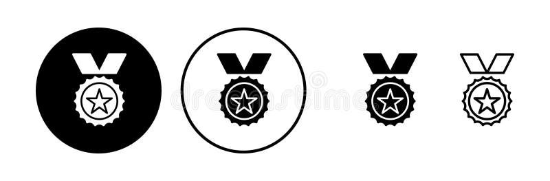 Achieve Icon . Medal Icon Vector. Award. Certificate Stock Vector ...