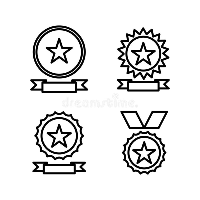 Achieve Icon . Medal Icon Vector. Award. Certificate. Approved Stock ...