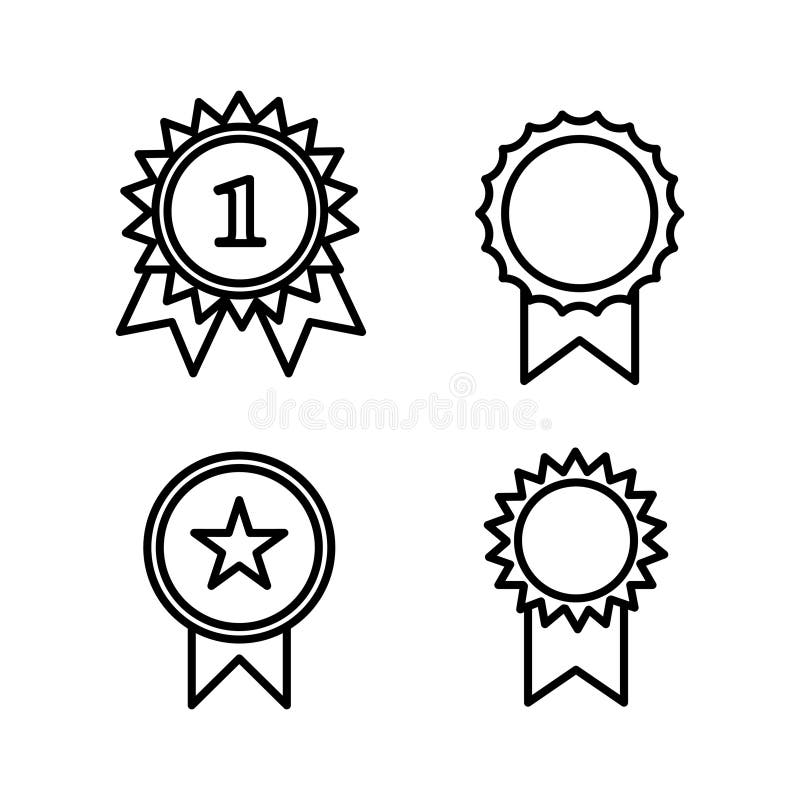 Achieve Icon . Medal Icon Vector. Award. Certificate. Approved Stock ...