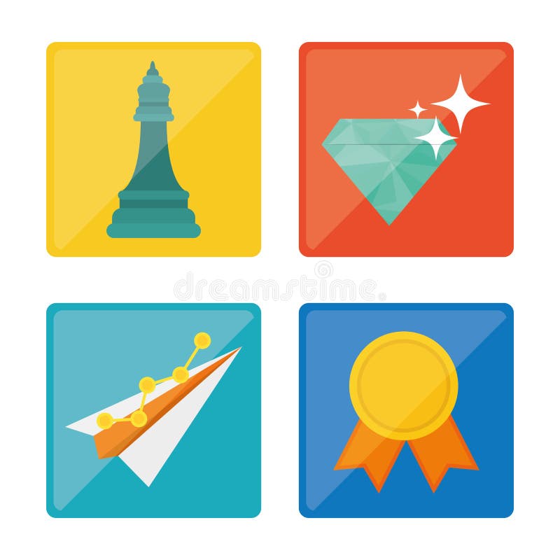 Achievement icon design stock vector. Illustration of challenge - 67183679