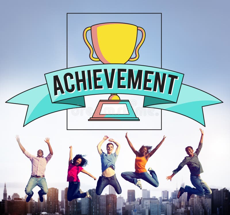 Achievement Trophy Cup Success Graphic Concept Stock Image - Image of ...