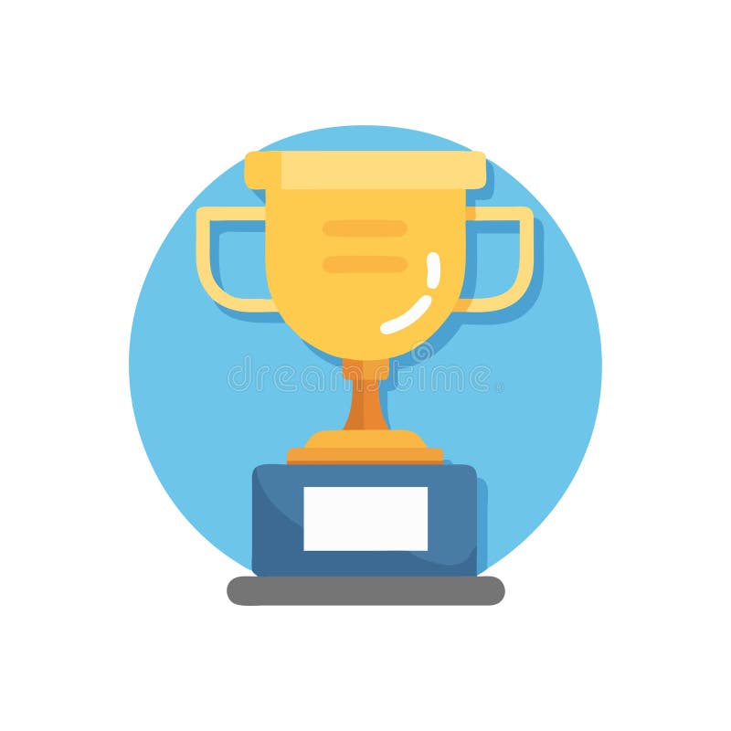 Achievement Trophy Icon for Schools Stock Vector - Illustration of ...