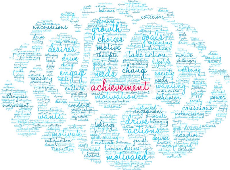 Achievement Word Cloud stock vector. Illustration of choices - 211014877