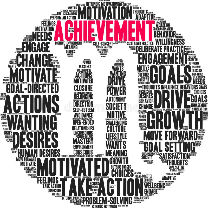 Achievement Word Cloud stock vector. Illustration of change - 211014731