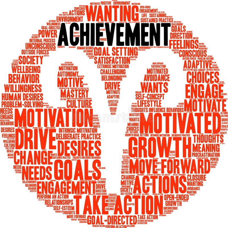 Achievement Word Cloud stock vector. Illustration of actions - 211014761
