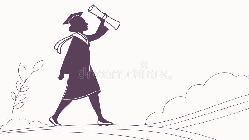 Achiever with Diploma, Recognition of Success, Vector Design Generative ...