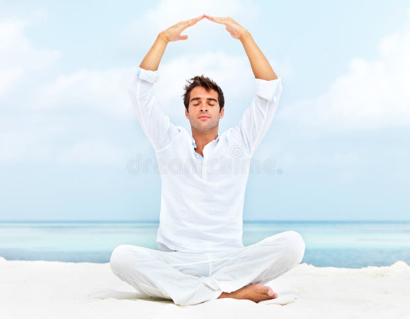 Achieving enlightenment stock photo. Image of peacefu - 26721046