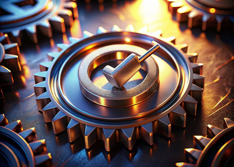 Achieving Optimal Performance a 3D Cogwheel Checkmark Illustrates ...