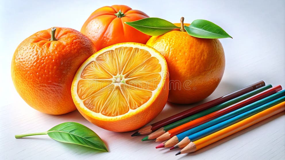 Achieving Realistic Orange Shapes with Colored Pencils: a Step-by-Step ... Achieving Realistic Orange Shapes with Colored Pencils: a Step-by-Step ...