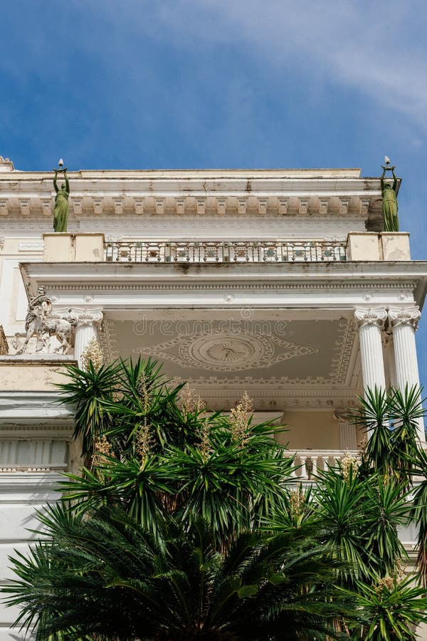 The Achilleion Palace stock photo. Image of achilleion - 129644726