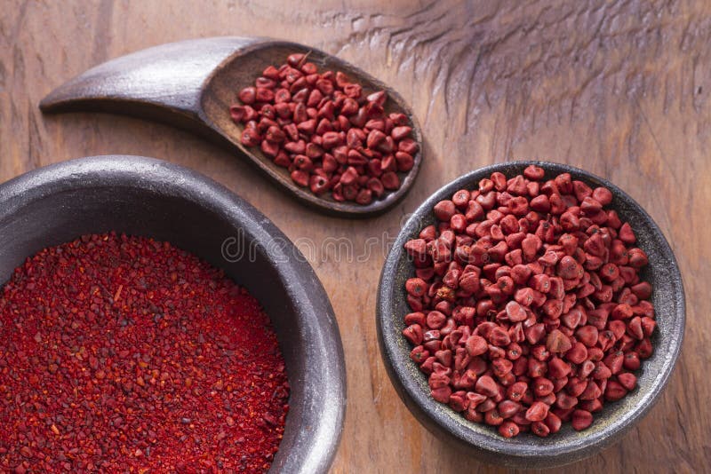 Achiote stock photo. Image of annatto, bixa, food, colorau - 96485510