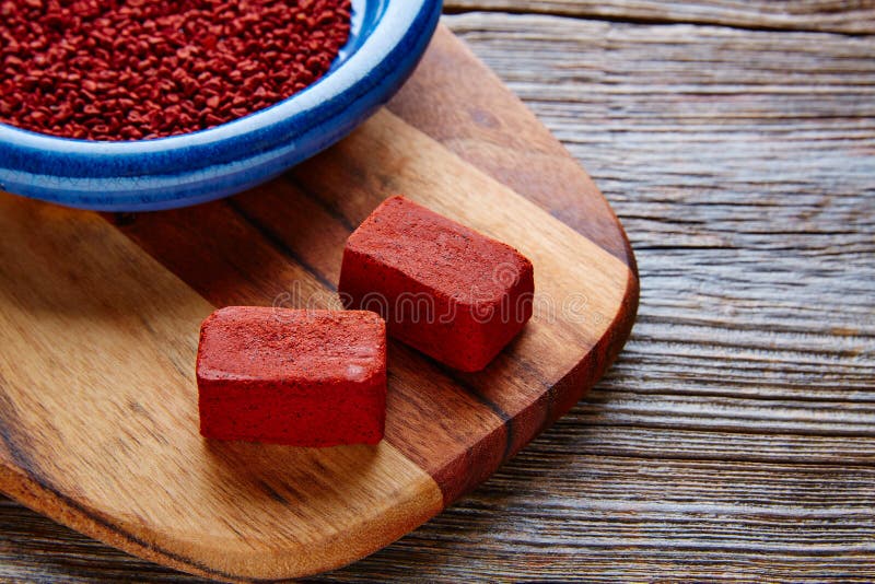 Achiote Seasoning Annatto Seed Mexico Popular Stock Photo - Image of ...