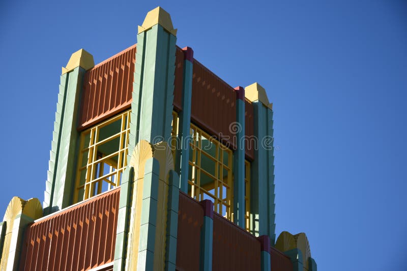 Achitechture Blue and Red stock image. Image of blue - 50924199