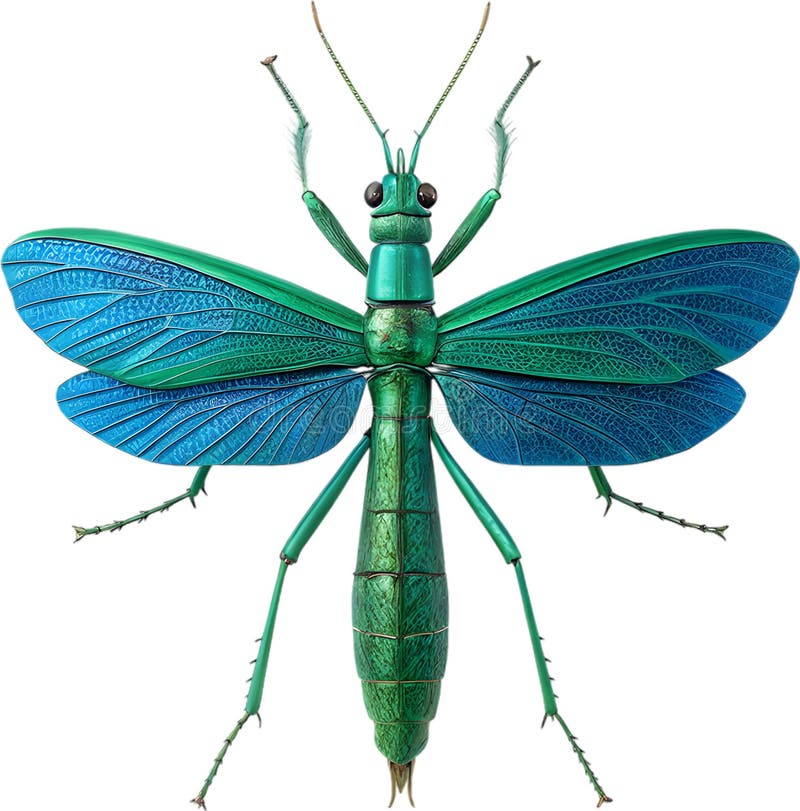 Vibrant Achrioptera Stick Insect with Elegant Natural Posture. Stock ...