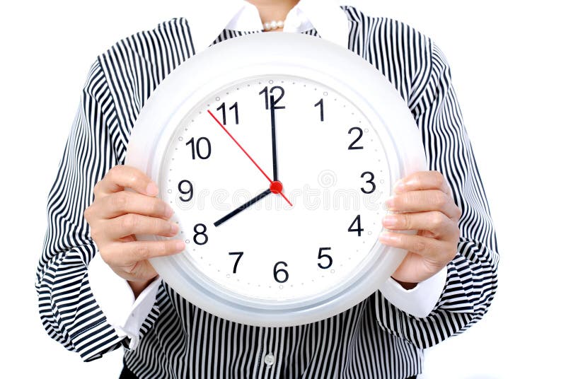 Acht Uhr stockbild. Bild von ansicht, korporativ, erwachsener - 2171061