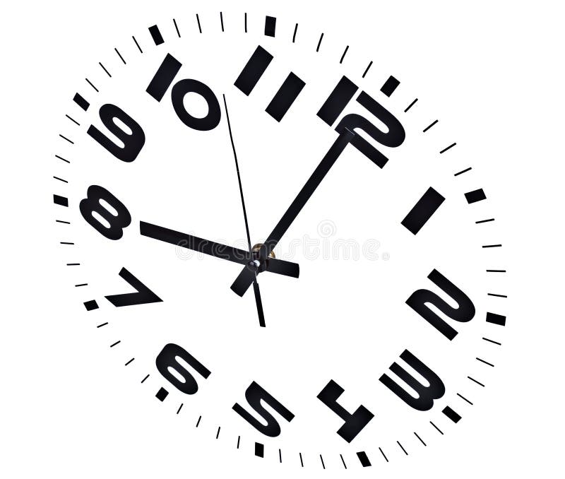 Acht uur stock afbeelding. Image of begrip, ontwerp, alarm - 16196779