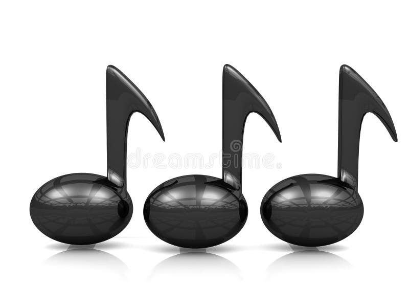 Achtelnoten stock abbildung. Illustration von musikalisch - 26179783