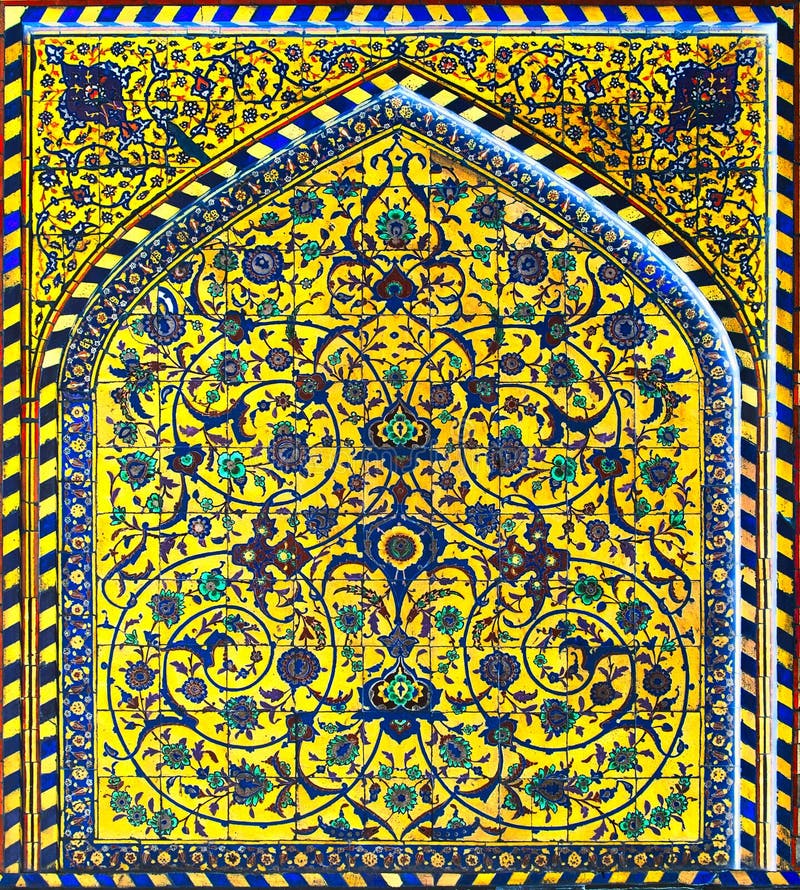 Achtergrond Met Oosterse Ornamenten Stock Illustratie - Illustration of ...