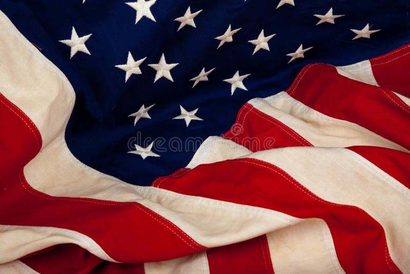 Achtergrond Van De Amerikaanse Vlag Van Verenigde Staten Stock Foto ...