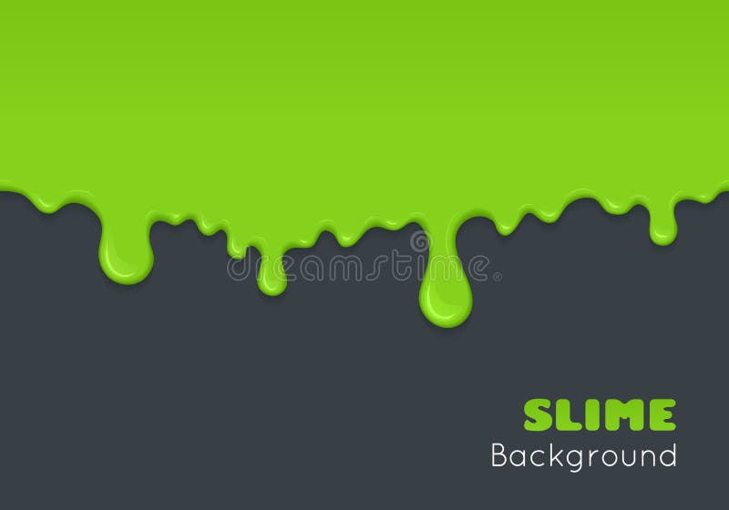 Achtergrond Van Dribble Groen Slijm Vector Illustratie - Illustration ...