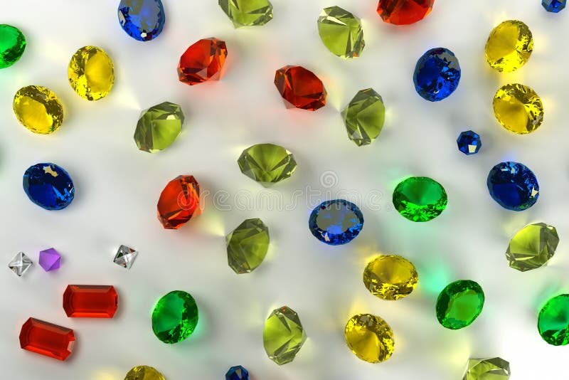 Achtergrond Met Edelstenen, Patroon In De Vorm Van Een Glas Vector ...