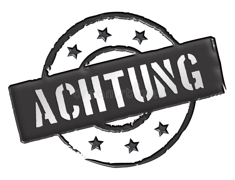 Achtung Caution Stock Illustrations – 15 Achtung Caution Stock ...