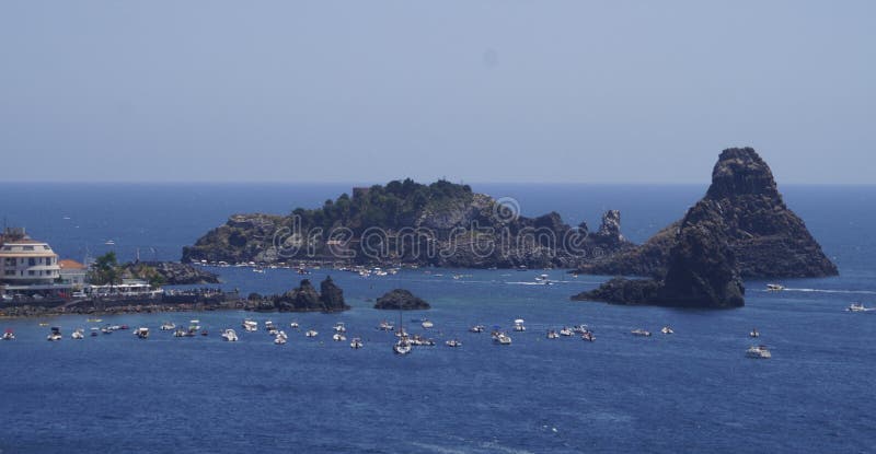 Aci Castello, Catania, Sicily, Italy Stock Photo - Image of trezza ...