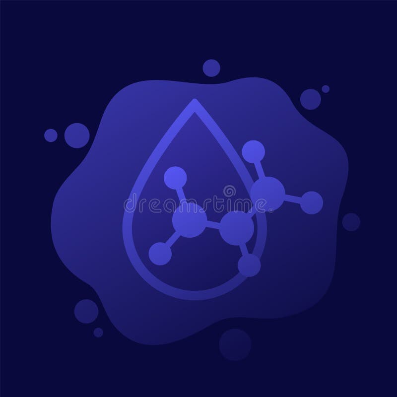Acid Drop Icon, Vector Design Stock Vector - Illustration of design ...