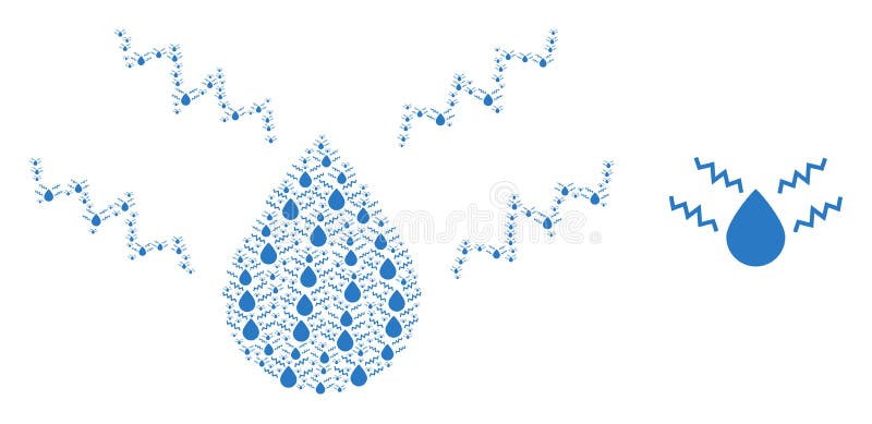 Acid Drop Mosaic of Self Icons Stock Vector - Illustration of ...