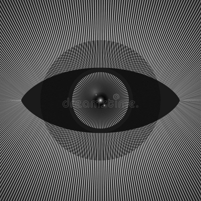 Acid eye stock vector. Illustration of objects, crazy - 60808325