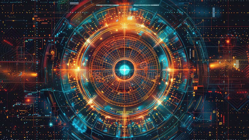 Acid Grid Psychedelic Geometry Pattern Stock Image - Image of acid ...