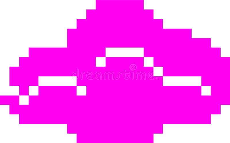 Acid Neon Cloud Pixel Art stock illustration. Illustration of game ...